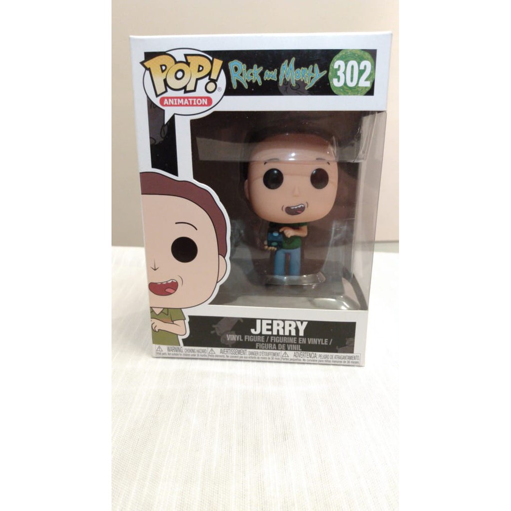 FUNKO POP! - Jerry - 302 - Rick and Morty - Original e Novo! | Shopee ...