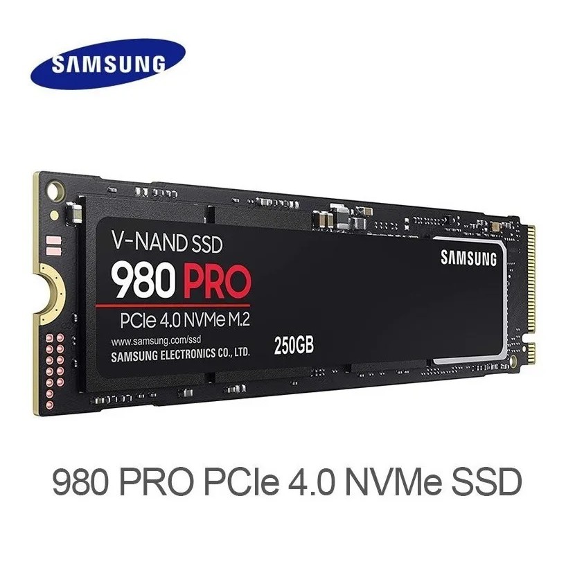 Ssd Samsung 980 Pro 250gb Pcie 4.0 Nvme Gen4 M.2 (mz-v8p250) | Shopee ...