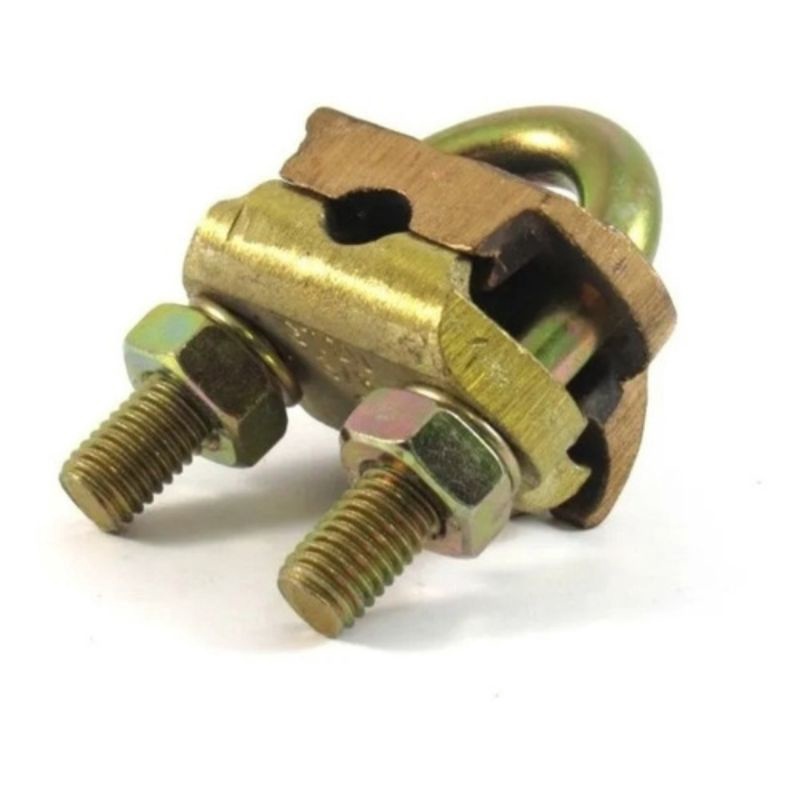 Grampo Terra Duplo Parafuso Tipo U 3/8 Gtdu Intelli | Shopee Brasil