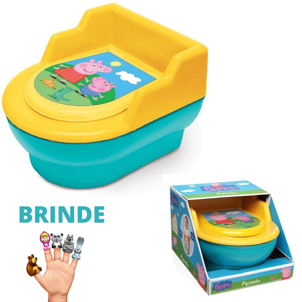 Troninho Peppa Pig Pinico Pipinela Original + Brinde Dedoche | Shopee ...