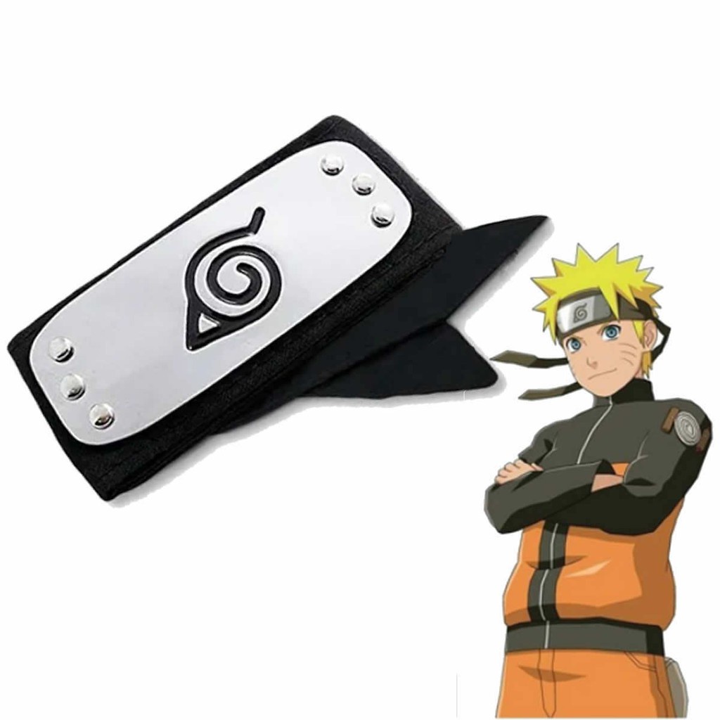 Banda Naruto Ninja Aldeia da Folha Cosplay Adulto e Infantil | Shopee ...