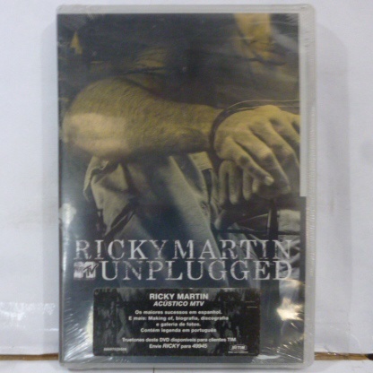 DVD Ricky Martin MTV Unplugged Br LACRADO PROMO | Shopee Brasil