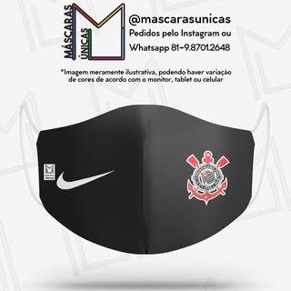 Máscara Corinthians com válvula n95 | Shopee Brasil