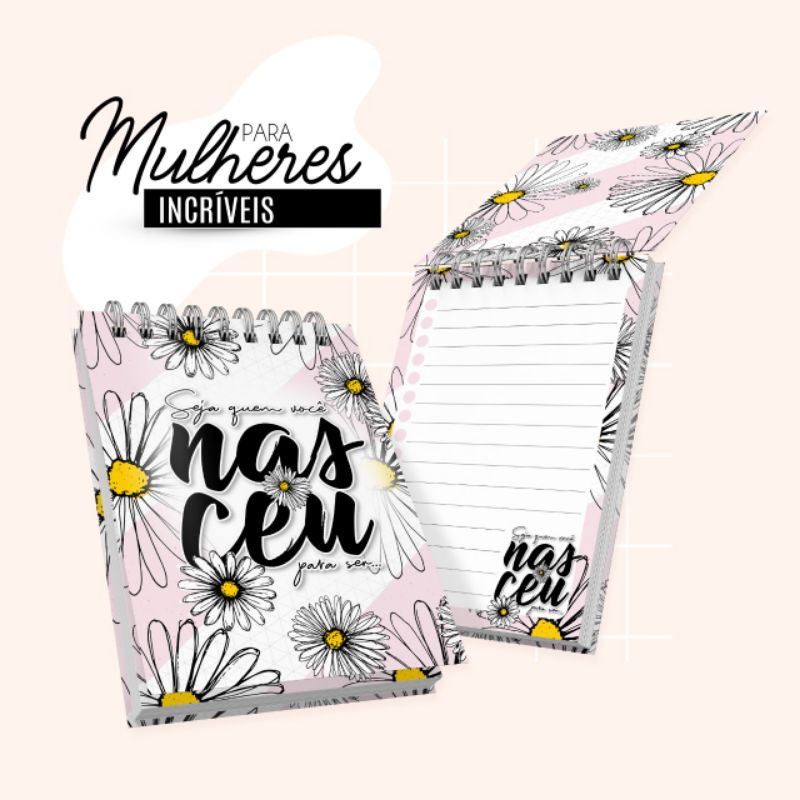 Planner Anual / Caderno Personalizado / Bloco A6 / Marca-Páginas ...