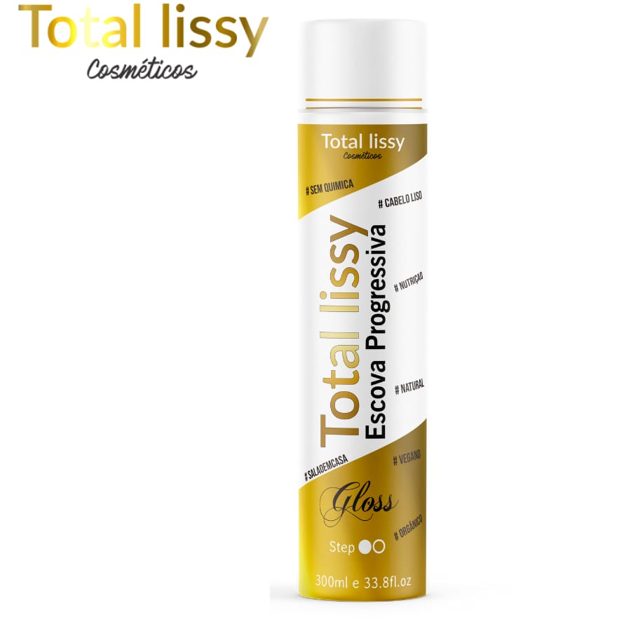 escova definitiva sem formol total lissy cabelos 100% lisos | Shopee Brasil