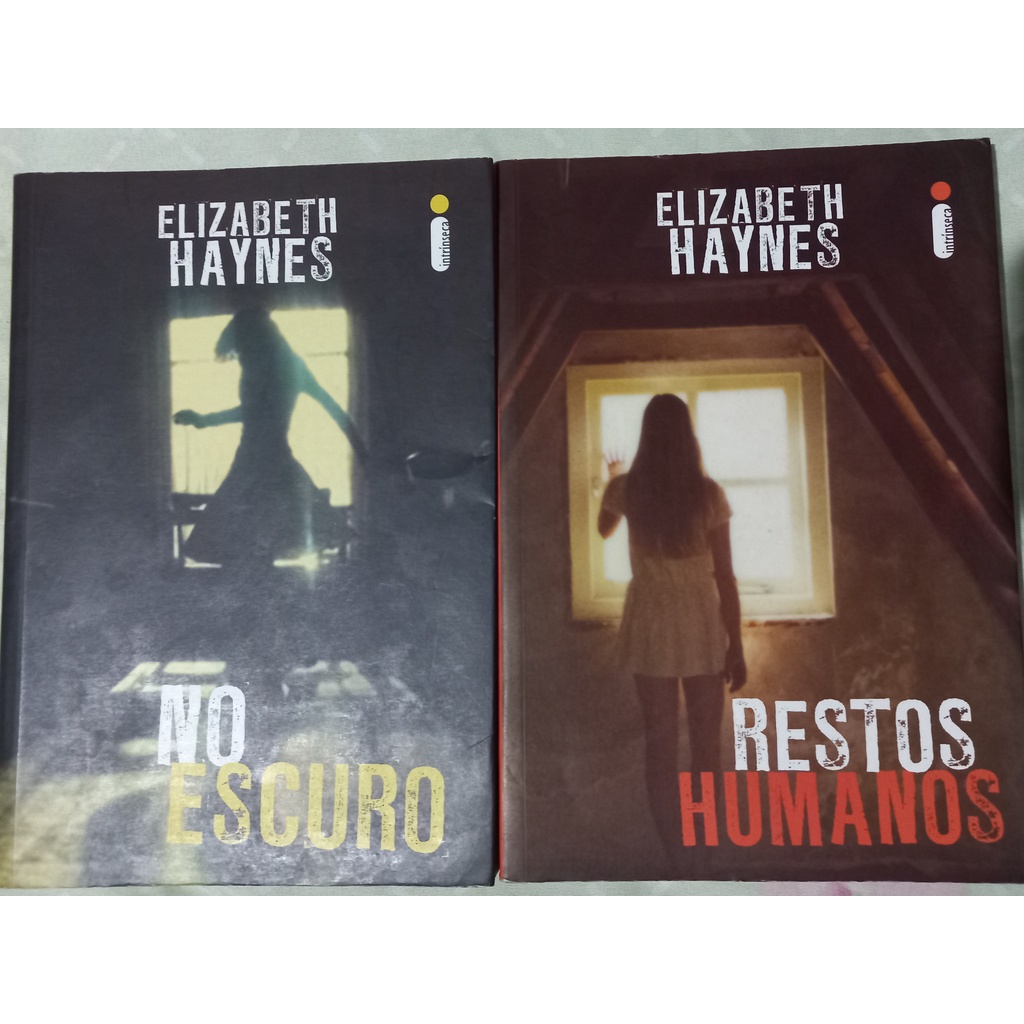 Livros No Escuro e Restos Humanos - Autora Elizabeth Haynes | Shopee Brasil