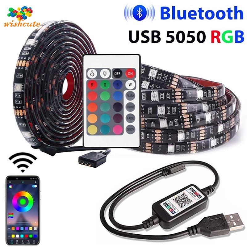 10M / 30M LED luz com USB Bluetooth 5050/2835 luz RGB SMD DC5V flexível LED com fita de fita TV ...