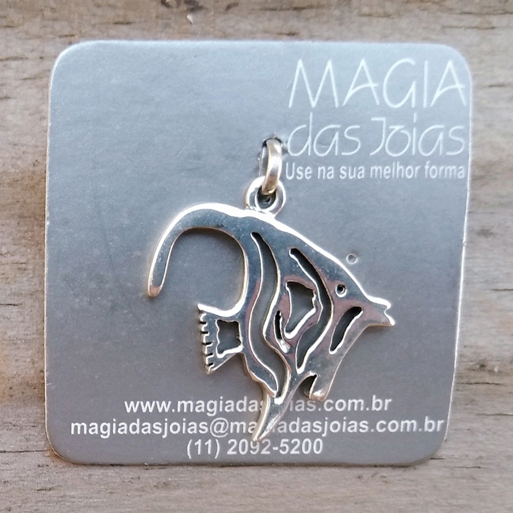 Pingente De Peixe Zanclus Em Prata - Magia Do Mar | Shopee Brasil