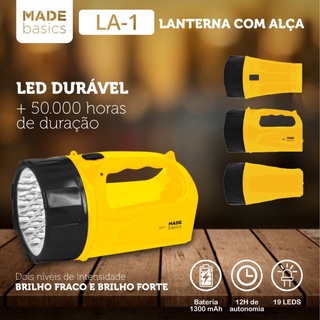 Lanternas Potentes Led Recarregavel Mega Light Premium | Shopee Brasil