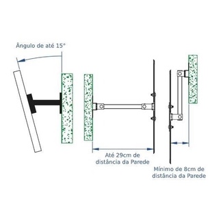 Suporte Articulado De Parede Para Tv Samsung 32 Polegadas | Shopee Brasil
