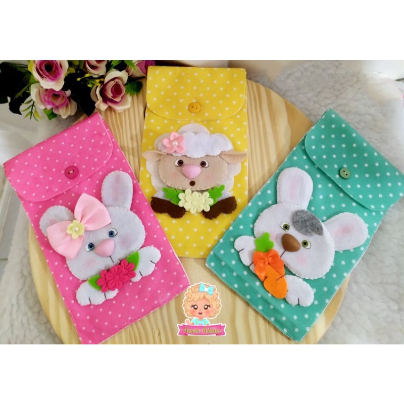 Porta barra de chocolate feltro | Shopee Brasil