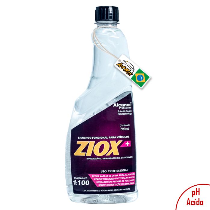 Alcance Ziox Shampoo Concentrado PH Ácido - 700ml | Shopee Brasil