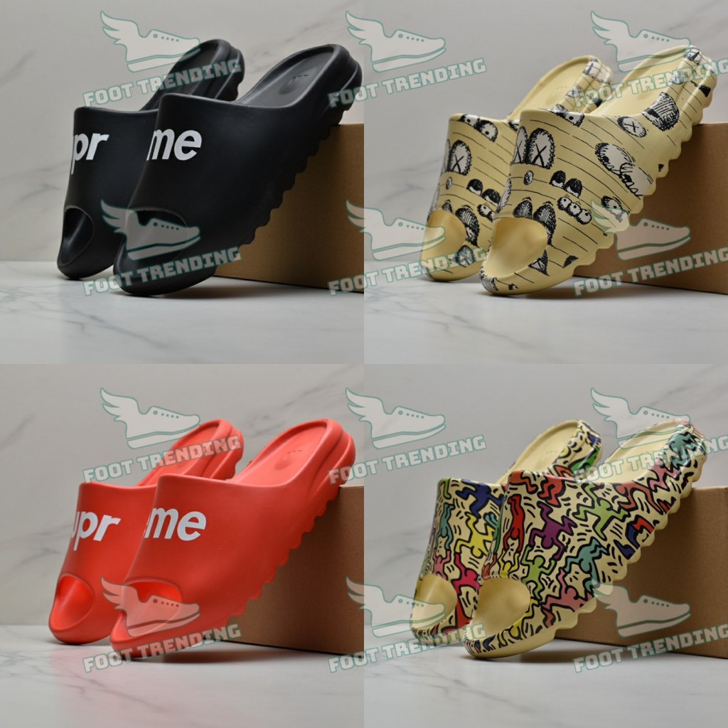 Yeezy Sandálias Slide Kanye West Casual Para Homens E Mulheres Eu36-46 ...
