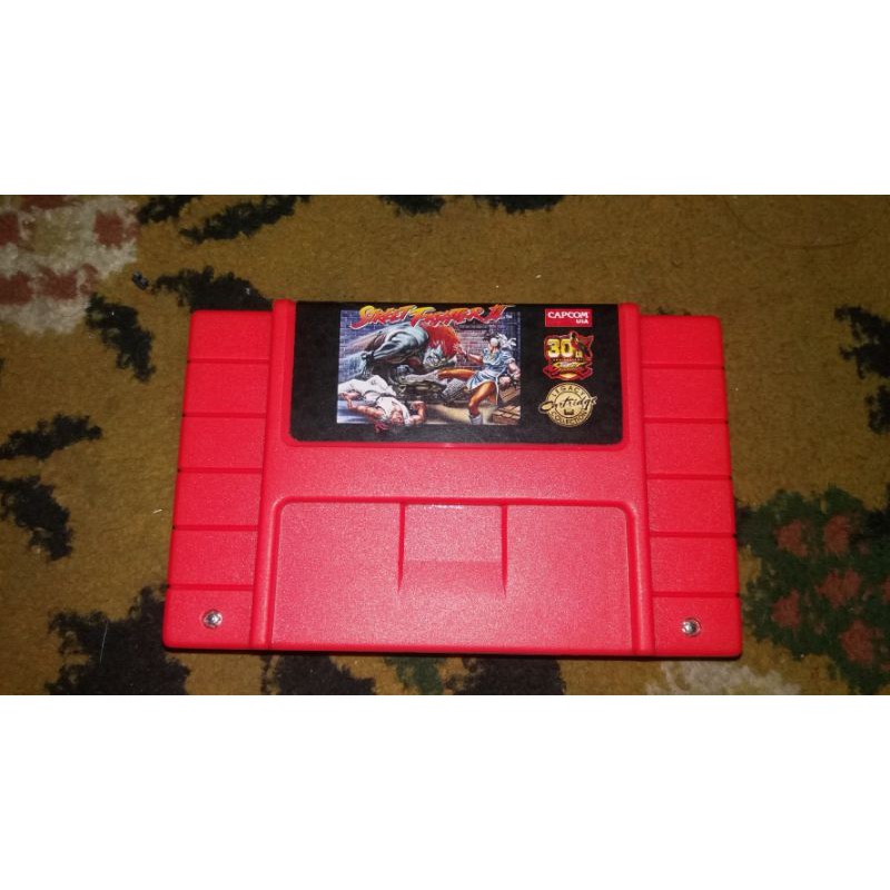 Jogo Street Fighter 2 super nintendo famicom Snes edicao 30 anos | Shopee Brasil