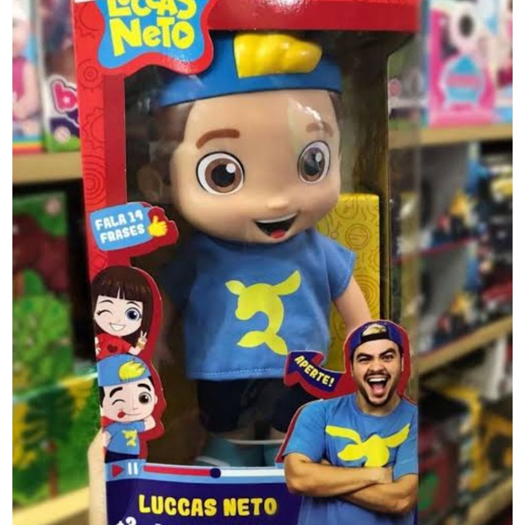 Boneco Lucas Neto Aventureiro 25cm + Fala 14 Frases - Oferta | Shopee ...