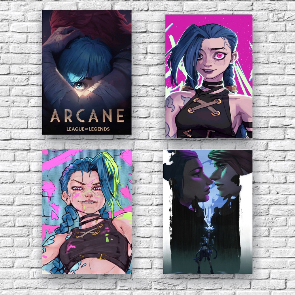 Quadro League Of Legends - Arcane | Shopee Brasil