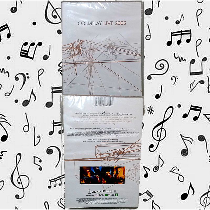DVD Coldplay Live 2003. | Shopee Brasil