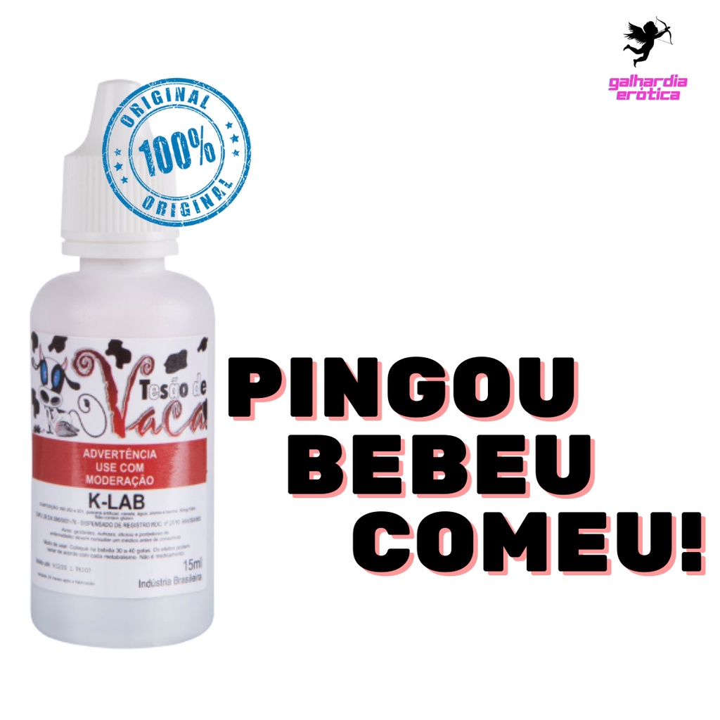 Tesão De Vaca Original Energético Afrodisíaco Feminino Shopee Brasil
