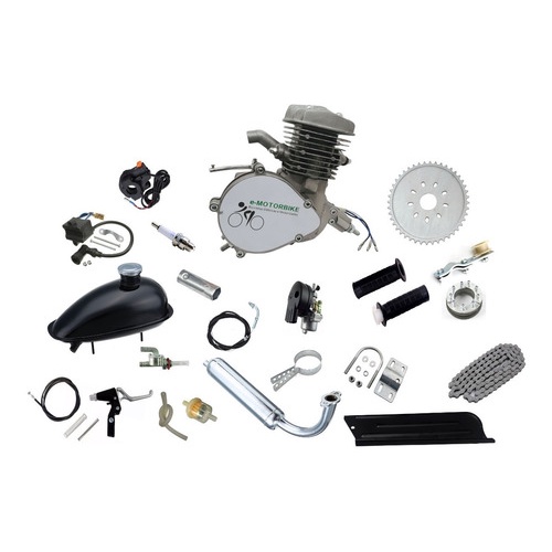Kit Motor De Bicicleta Bike Motorizada 100cc Motor Bike | Shopee Brasil