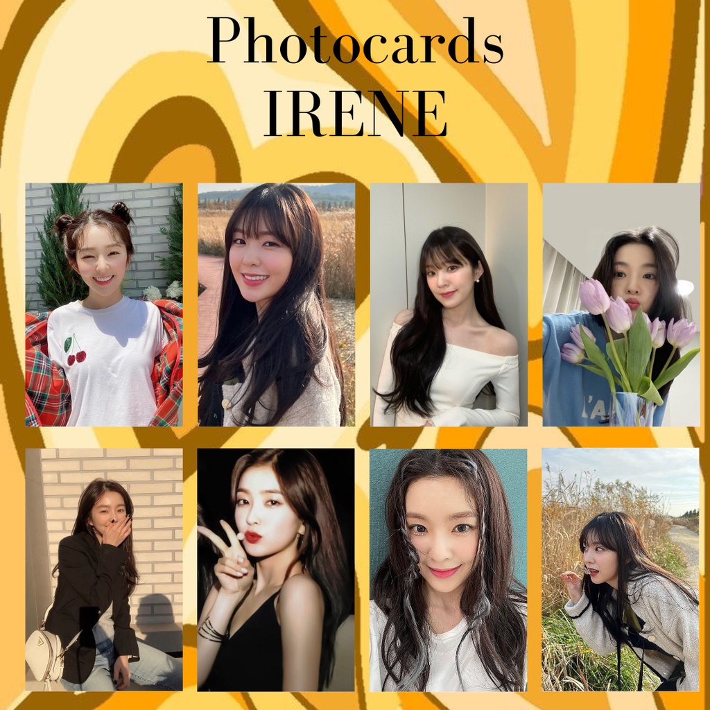 PHOTOCARD IRENE Red Velvet Kpop Fanmade | Shopee Brasil