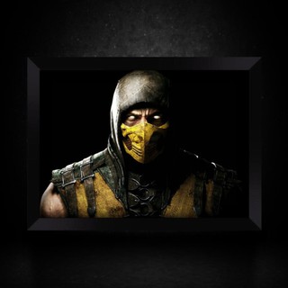 Quadro Scorpion-Mortal Kombat A4 e A3. | Shopee Brasil