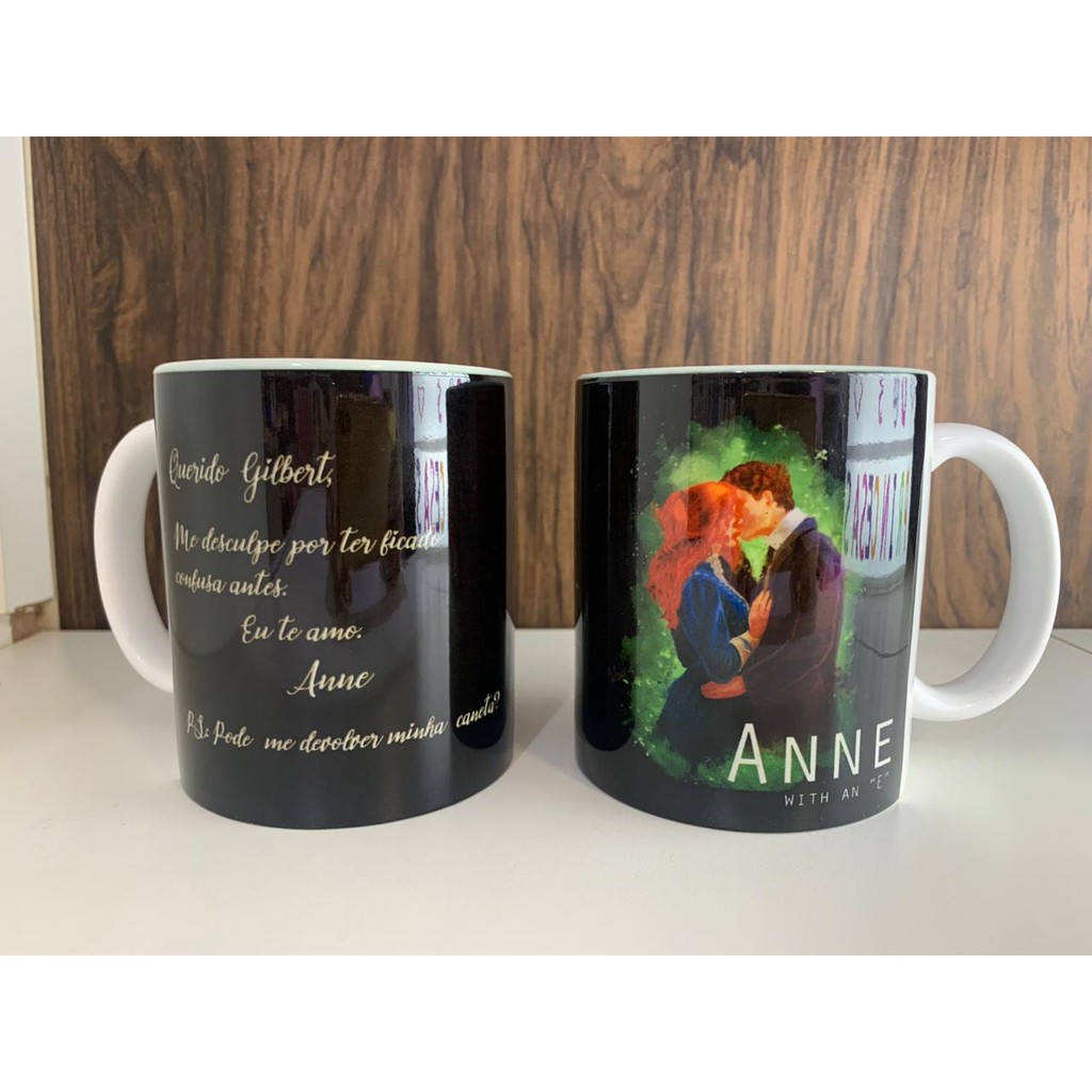 Caneca estampada - Anne with an E - Carta Anne - Netflix | Shopee Brasil