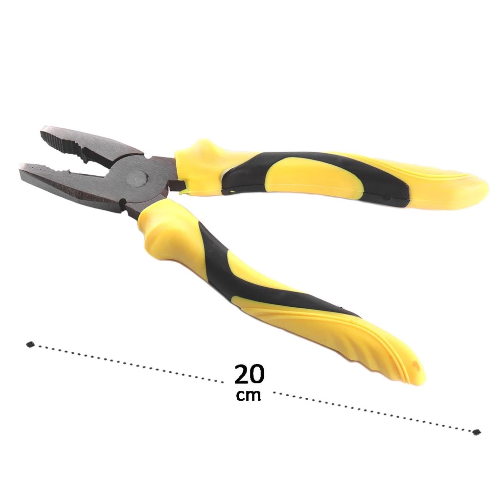 Alicate Universal 8 Polegadas Cabo Emborrachado | Shopee Brasil