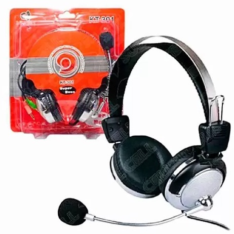 Fone Ouvido Gamer Microfone Headset P2 Super Bass Kt-301 | Shopee Brasil