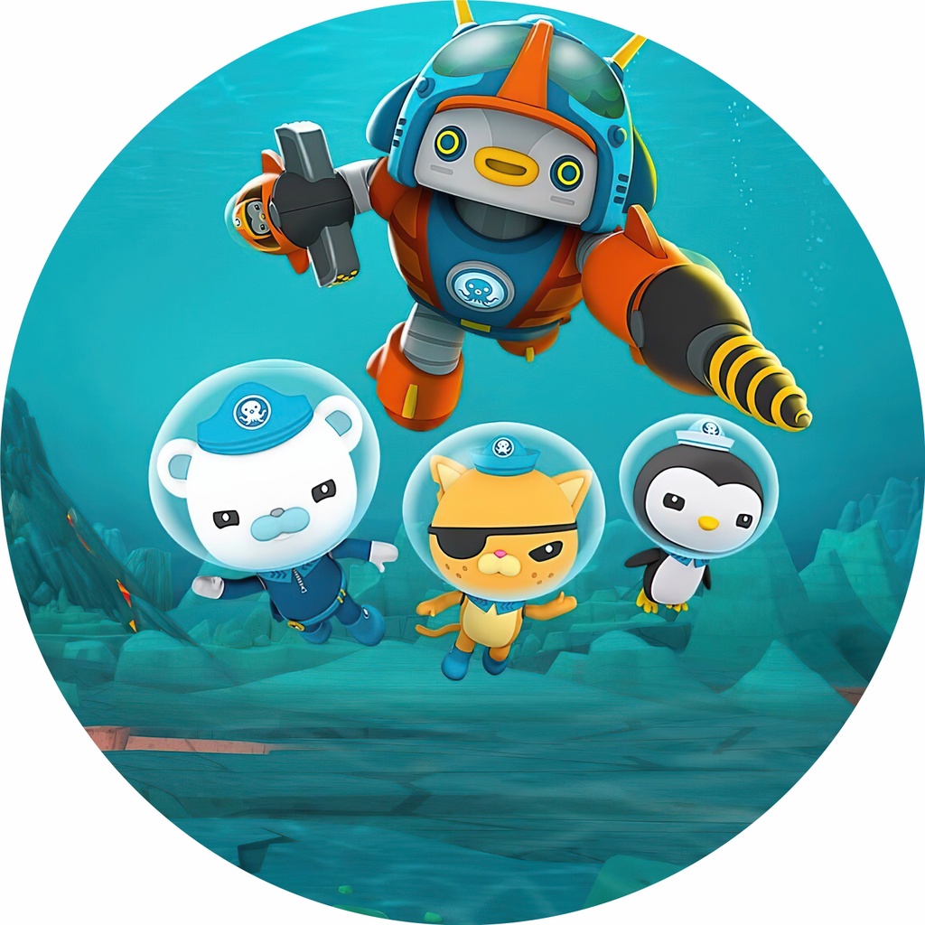 Painel Redondo Octonautas 3D | Shopee Brasil