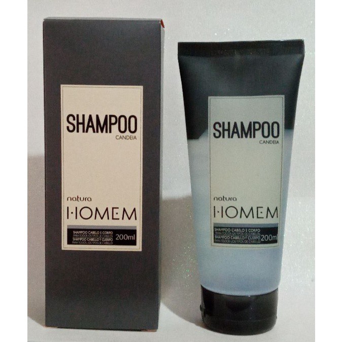 Shampoo Candeia Cabelo e Corpo Natura Homem 200ml | Shopee Brasil