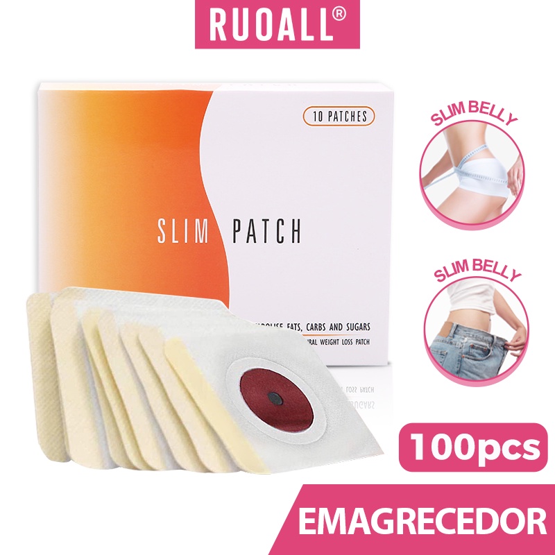 100 Pcs Magro Remendo Barriga Botão Patches Queimar Gordura , Corpo ...