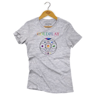 Camiseta feminina Baby Look 100%Algodão Banda ColdPlay Music of the ...