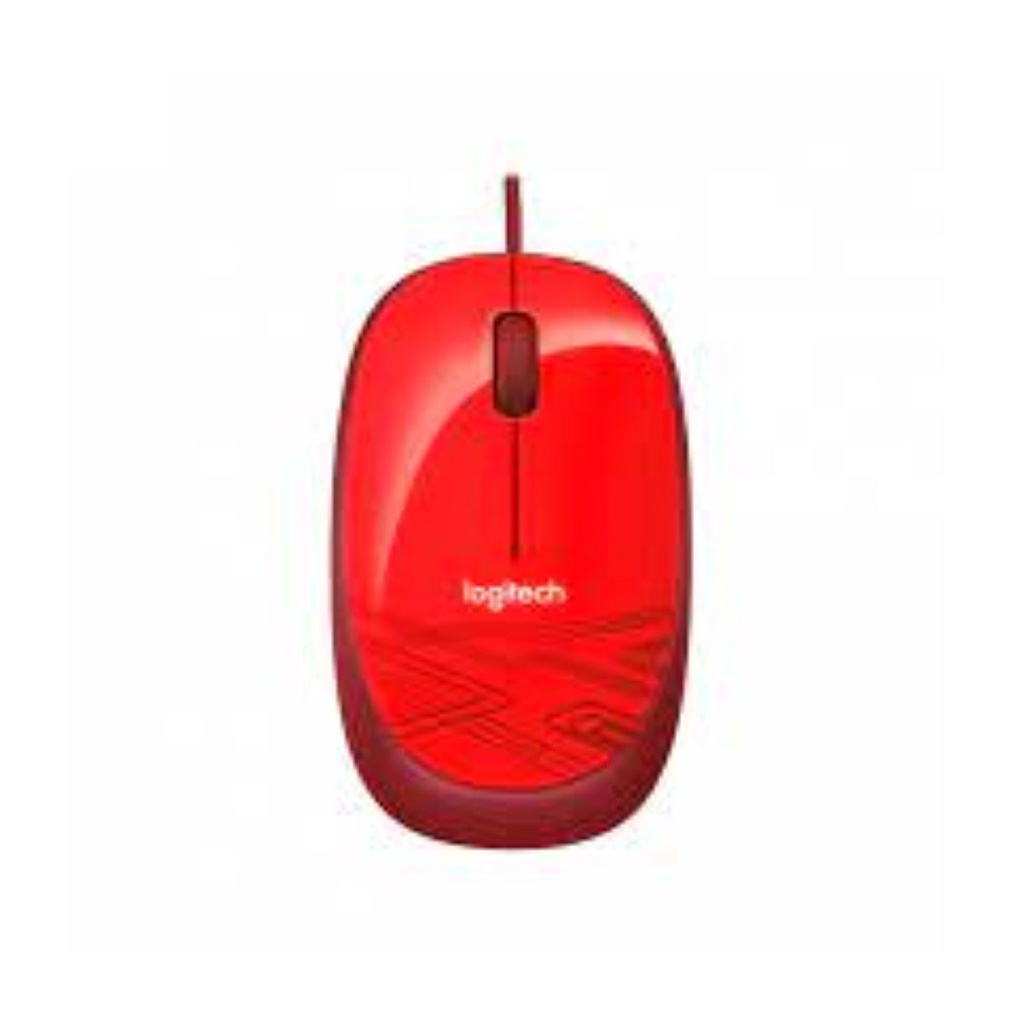 Mouse Logitech M105 Vermelho Com Fio Usb Optico cabo 1,5m | Shopee Brasil