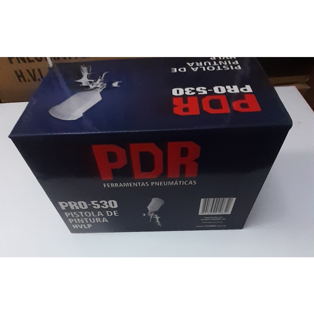 pistola de pintura automotiva PDR pro 530 bico 1,3 mm | Shopee Brasil