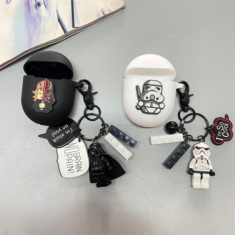 Capa Protetora De Silicone Marvel Com Chaveiro Para Xiao Redmi Airdots ...