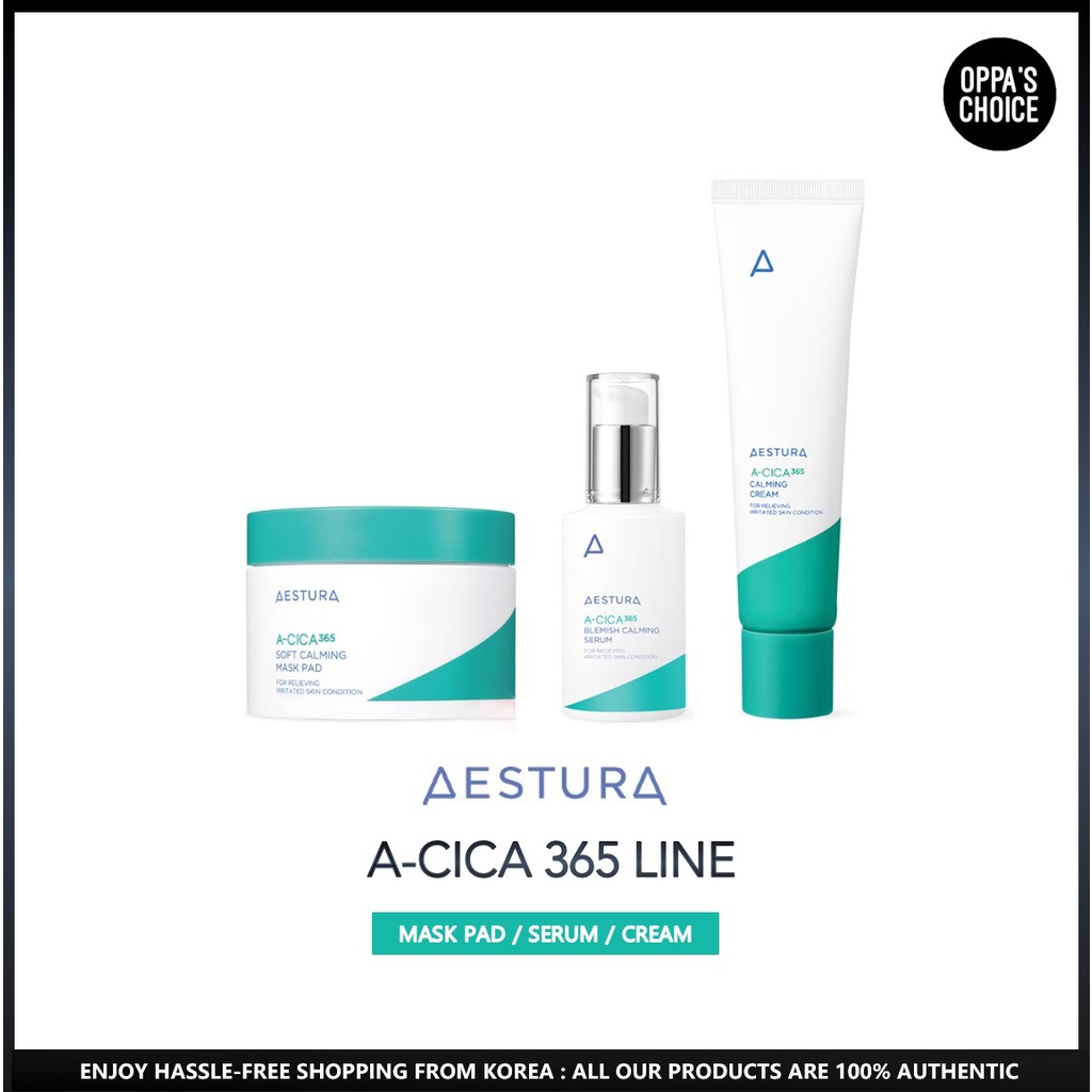 LINHA AESTURA A-CICA 365 (MASK PAD, SERUM, CREAM) | Shopee Brasil