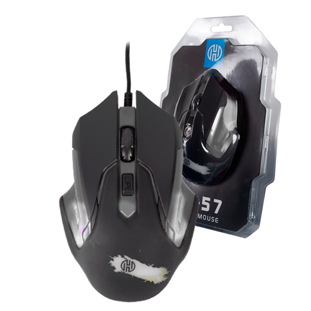 Mouse Gamer 2400 Dpi 6 Botões Scroll com Fio USB Profissional | Shopee Brasil