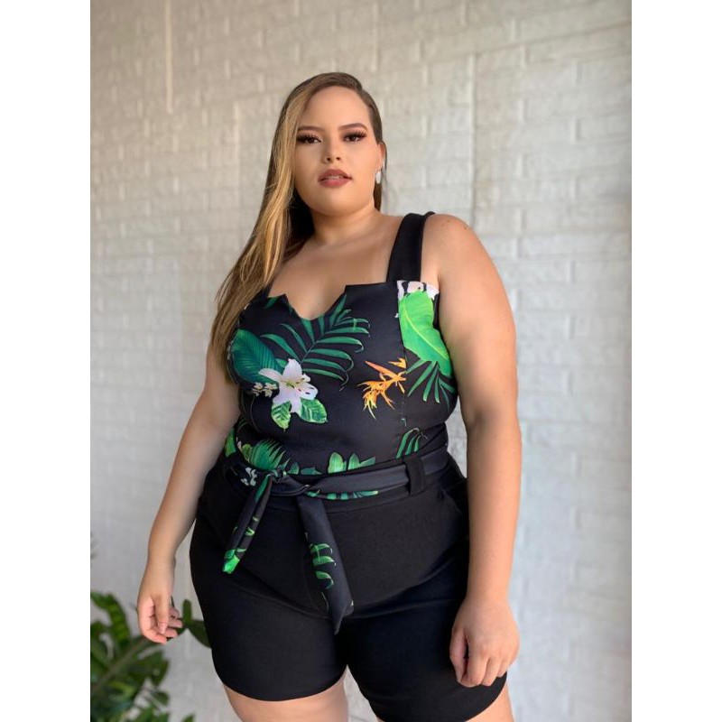 conjunto bengaline plus size ate 60 | Shopee Brasil