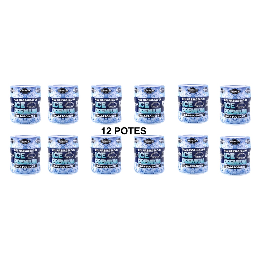 Doutorzinho Gel Pomada Massageador Ice Premium Dores 12 POTES | Shopee ...