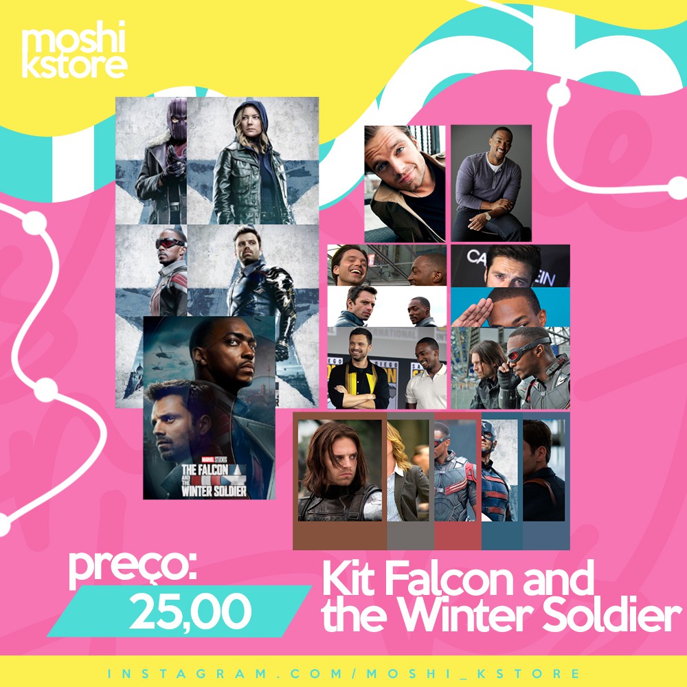 Super Kit Falcon and the Winter Soldier MARVEL |FANMADE | Shopee Brasil