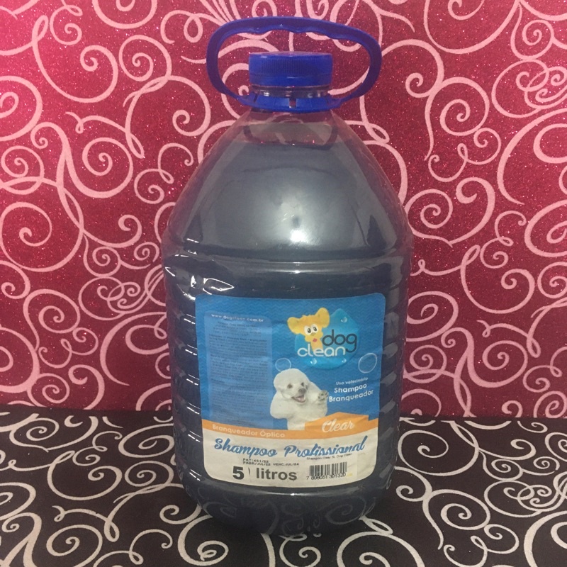 Shampoo Branqueador Clear Dog Clean 5L | Shopee Brasil