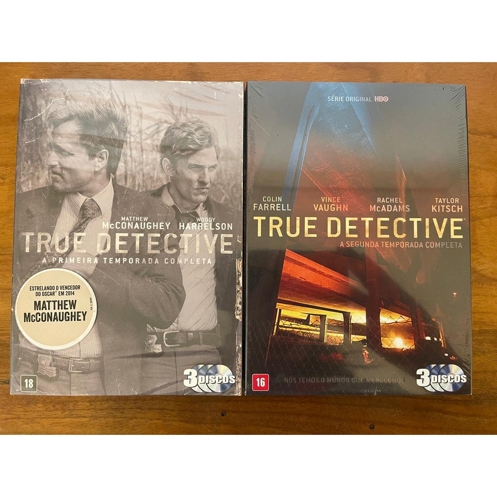 DVD True Detective - 1 & 2 Temporada Completa - Lacrado | Shopee Brasil