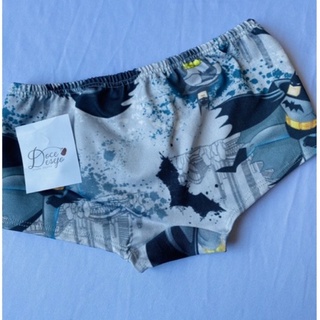 Sunga infantil/ moda praia infantil/ sunga box - Microfibra Romantic ...