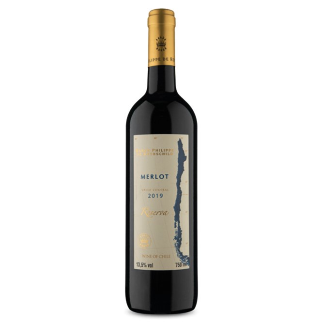 Vinho Chileno Tinto Seco Baron Philippe de Rothschild Reserva Merlot ...
