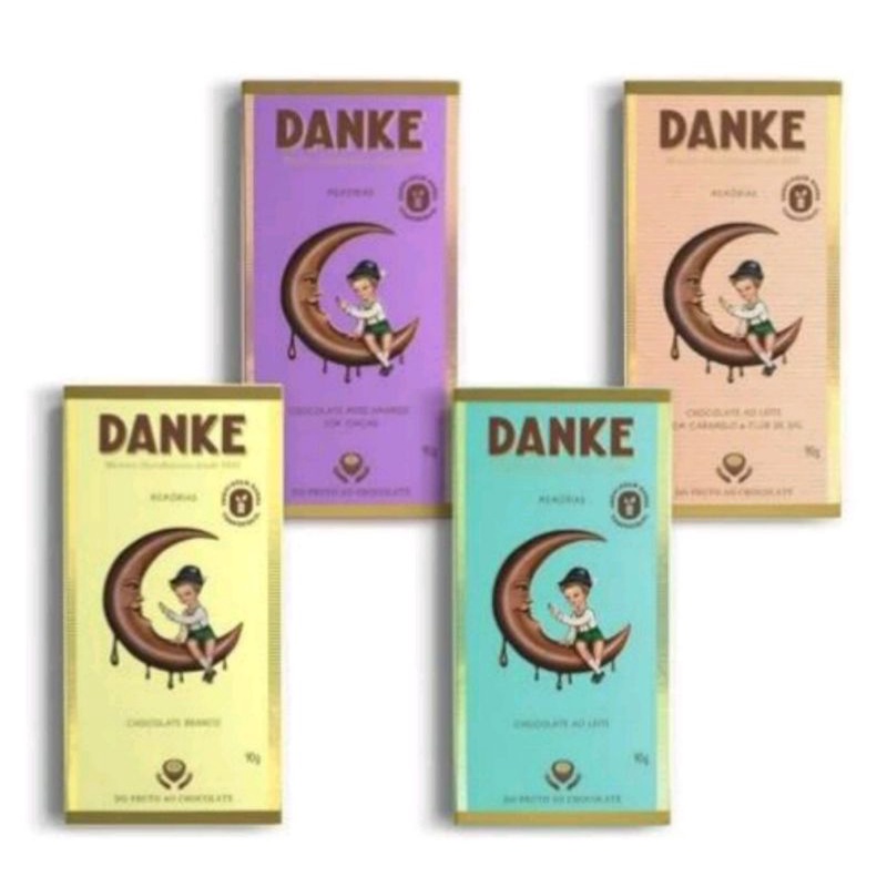 Kit com 3 chocolates Danke 90gr cada | Shopee Brasil