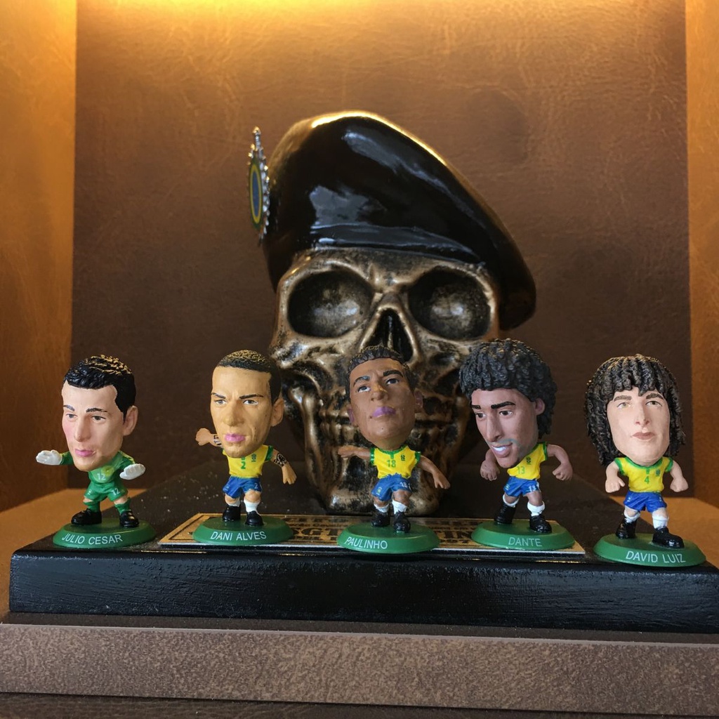 Selecao brasileira Minicraques mini craque geek action figure | Shopee ...