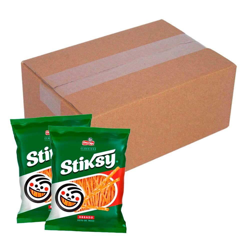 Kit 10 Salgadinhos Stiksy 120g - Elma Chips | Shopee Brasil