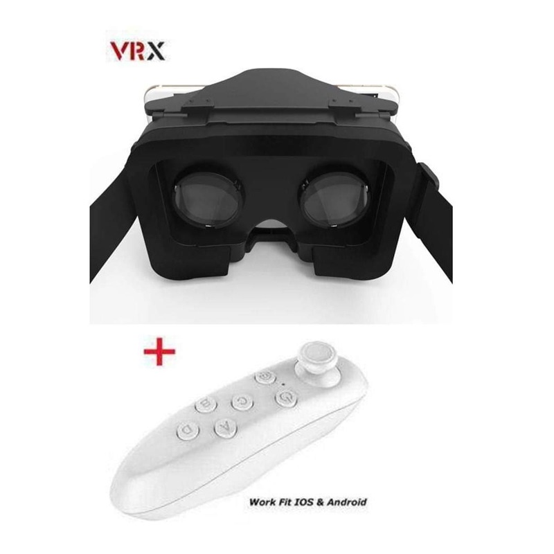 Óculos Cardboard 3d Realidade Virtual Vr Box Vrx C/ Controle ...