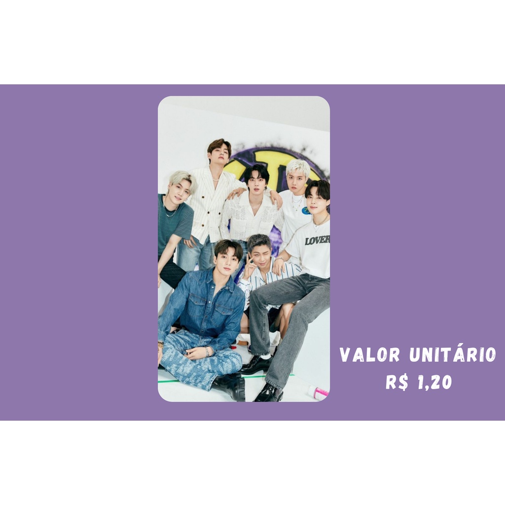 PHOTOCARD BTS K-pop | Shopee Brasil