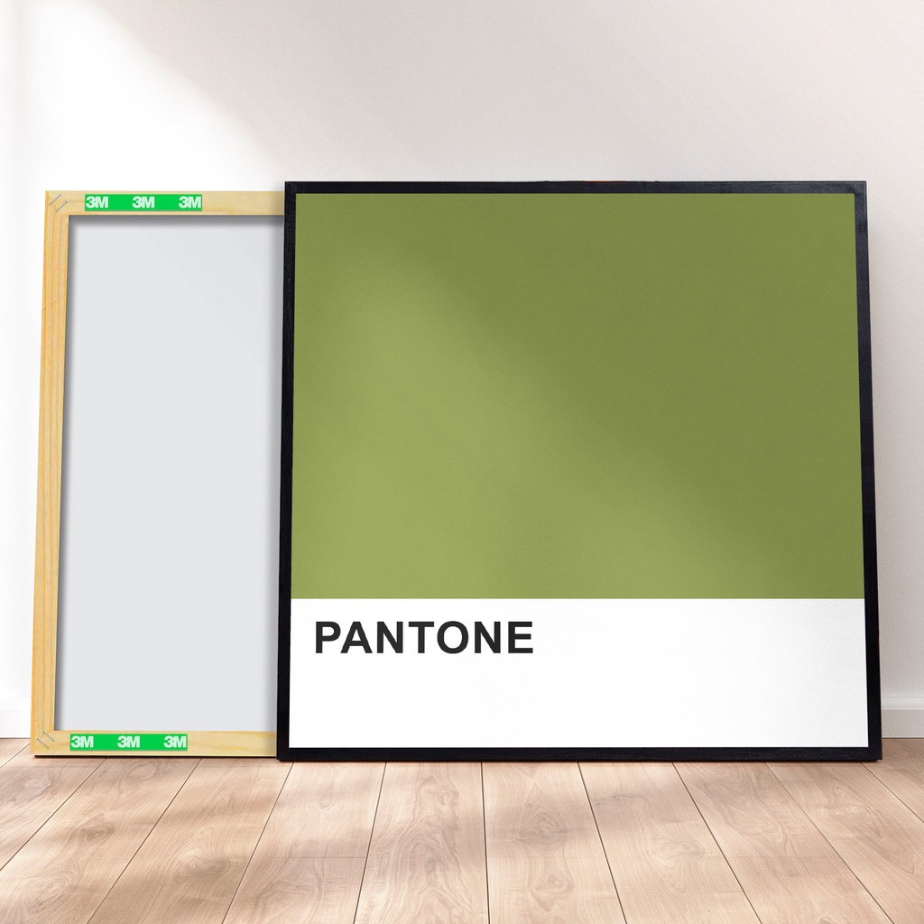 QUADRO DECORATIVO 40X40 - PANTONE VERDE MUSGO | Shopee Brasil